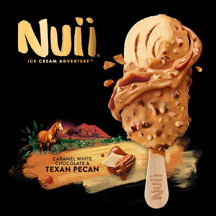 Nuii Caramel White Chocolate & Texan Pecan | FRONERI Schöller