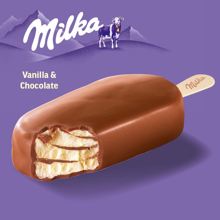 MILKA Vanilla & Chocolate Swirl Stick 90ml | FRONERI Schöller